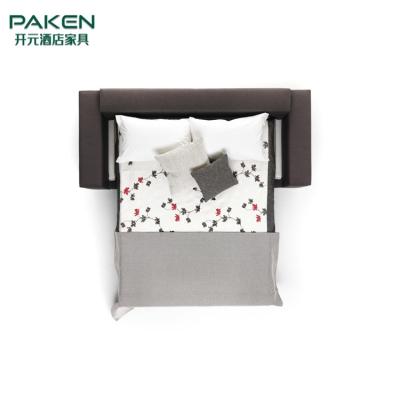 Cina Gambe del metallo ed hotel di legno solido Sofa Bed della base in vendita