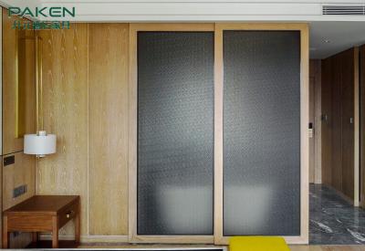 China Luxury Hotel Interior Bedroom Fixed Furniture Wooden Wall Panel for sale