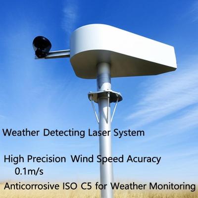 China Weather Detecting Laser System High Precision Wind Speed Accuracy 0.1m/s Anticorrosive ISO C5 for Weather Monitoring for sale