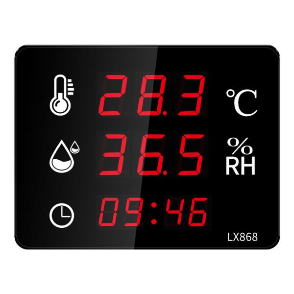 Quality Electronic Temperature and Humidity Meter Household Indoor Industrial High-precision Display Wall Mounted Outdoor Thermometer for sale