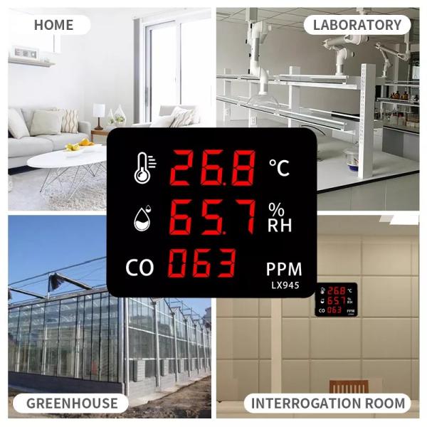 Quality Favourable Price Outdoor/Indoor Air Quality Detector Thermometer Hygrometer for sale