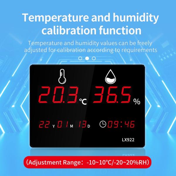 Quality LED Display Temperature and Humidity Meter Temperature Hygrometer Air Quality for sale