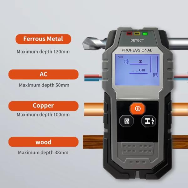Quality Hot Selling Professional Multi-functional Wall Scanner & Stud Finder - Magnetic for sale
