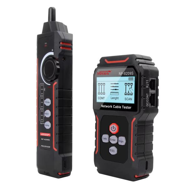Quality 3.7V Lithium Battery Cable Tester - Network Line Tester with LCD Display for RJ45/Phone Wires, Portable Wire Detector Tool for sale