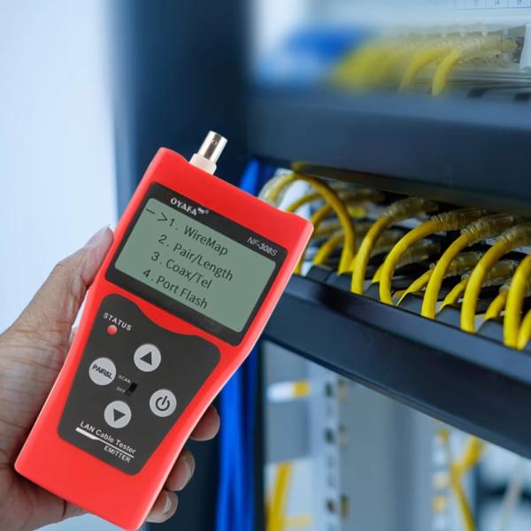 Quality NF-308S RJ45 RJ11 CAT5 CAT6 LCD Cable Tracker LAN Cable Length Tester and Fault for sale