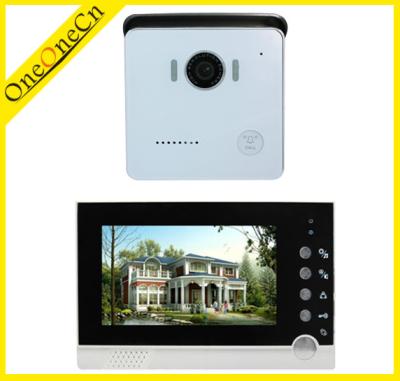 China Rain Proof 7 Inch TFT LCD Security Video Door Phone Intercom CE / ROHS for sale
