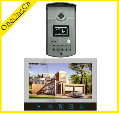China Intercom Video Door phone 7'' LCD Touch Keypad Motion Detector RFID Super Thin OC320208 for sale