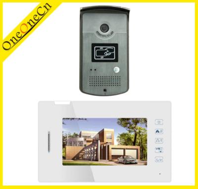 China 7'' LCD Touch Keypad RFID Super Thin Intercom Video Door phone Take photo OC319208 for sale