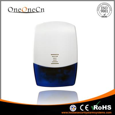 China Wireless Indoor Siren And Strobe Light For GSM Security Alarm System for sale