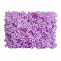 China Silk Rose Artificial Flower Wall Panels Wedding Background Layout 40x40 for sale