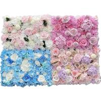 China Flower Rose Hydrangea Wall Panel Bulk For Conference for sale
