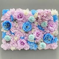China Flower Rose Hydrangea Wall Panel Bulk For Conference for sale