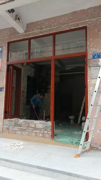 Quality folding window aluminum balcony vertucal for sale