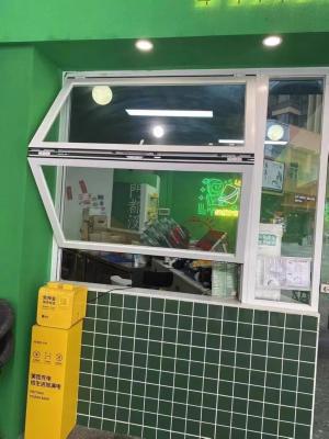 China Aluminium Bi Fold Window Fold up Glass Windows American Vertical Roll up Grid Folding Window for Bar Shop Coffee for sale