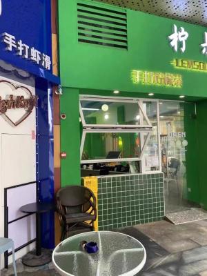 China Aluminium Bi Fold Window Fold up Glass Windows American Vertical Roll up Grid Folding Window for Bar Shop Coffee for sale