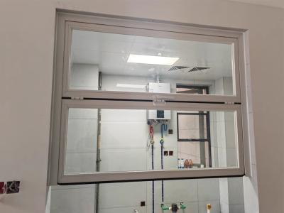 China Aluminium Folding Window Organ Horizontal Folding Window Tempered Glass Sliding Folding Window for sale