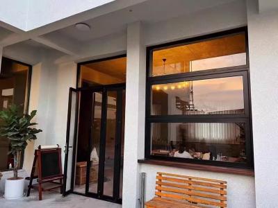 China Folding Window Aluminium Glass windows Horizontal Folding windows Bi Fold Window aluminum casement windows square meters for sale