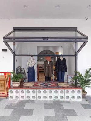 China Electrostatic Epoxy-Polyester Powder-Coated Folding Windows - 68 RAL/NCS Color Library for sale