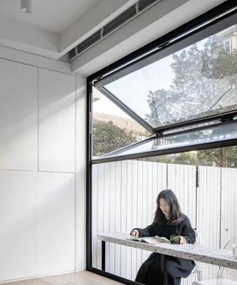 China Electrostatic Epoxy-Polyester Powder-Coated Folding Windows - 68 RAL/NCS Color Library for sale