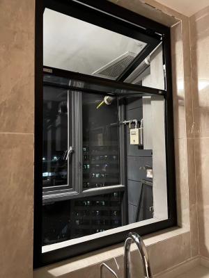 China Electrostatic Epoxy-Polyester Powder-Coated Folding Windows - 68 RAL/NCS Color Library for sale