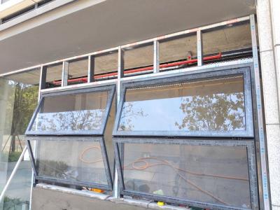 China Invisible Mechanism Folding Window Creating Illusion of Floating Glass Panels in Modern Interiors for sale