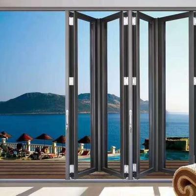 China Alpine View Folding Window Configuration Framing Dramatic Elevation Changes and Cloud Formations for sale