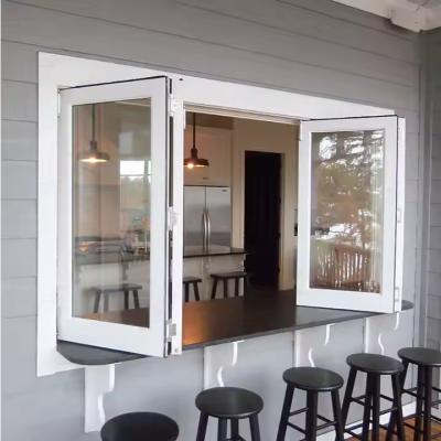 China Alpine View Folding Window Configuration Framing Dramatic Elevation Changes and Cloud Formations for sale