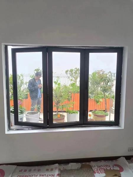 Quality PrairieSong Grassland View Folding Window Framing Undulating Meadow Landscapes for sale