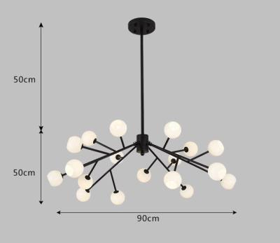 China High Quality Metal And Glass Lighting Chandelier Pendant with G4 Lights for sale