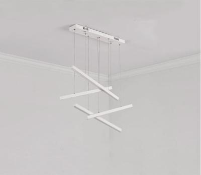 China White Color Acrylic LED Hanging Lighting with 4 Lights for sale