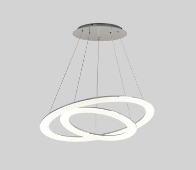 China Hot Sale Round LED Three Rings with Mini Crystal Acrylic Shade for sale