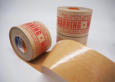 China Custom Printed Packing Adhesive Reinforced Kraft Paper Tape for sale