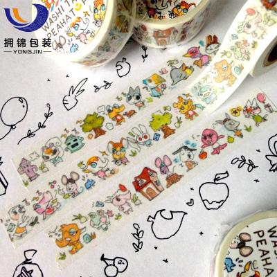 China gift wrapping adhesive paper tape for sale