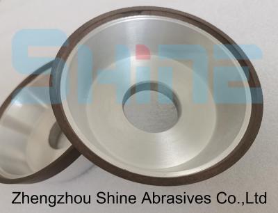 Cina 100 mm 11V9-70° Reti di legame di resina Ruote di coppe di diamanti per affilare il carburo in vendita