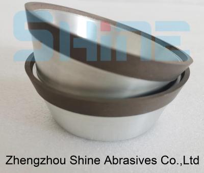 Cina 100 mm 11V9-70° Reti di legame di resina Ruote di coppe di diamanti per affilare il carburo in vendita
