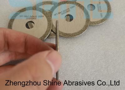 China 30mm 1F1R Electroplated CBN Grinding And Cutting Wheels Customized for sale