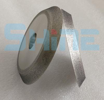 China 1V1 Electroplated Diamond CBN Grinding Wheel Taper Edge 180mm For Tungsten Carbide for sale