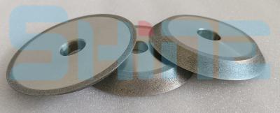 China 1V1 Electroplated Diamond CBN Grinding Wheel Taper Edge 180mm For Tungsten Carbide for sale