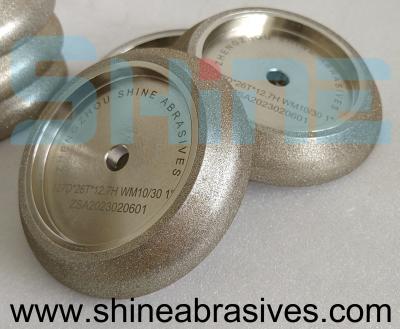 Cina CBN di lucidatura che affila la smerigliatrice Band Saw Blade Diamond Grinding Discs della ruota 1A1 in vendita