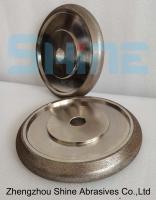 China 1x Round CBN Sharpening Wheel Tool 8inch Electroplated for sale