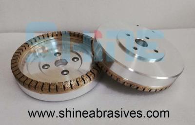 Cina Vetro a 7 pollici del legame del metallo che frantuma il PE rotondo Diamond Grinding Wheel della ruota del bordo per vetro in vendita