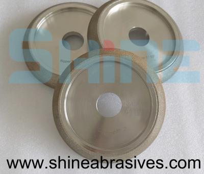 중국 D150 밴드 톱 블레이드 선도 휠 전자 접착 다이아몬드 / CBN 밀링 휠 판매용