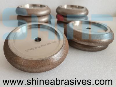 China Electroplated CBN Grinding Wheel Resin Bond Diamond 1/2 Inch Thickness For Carbide for sale