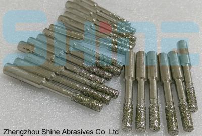 China Electroplated Diamond Grinding Tools Diamond Grinding Pin Heads For Stone for sale