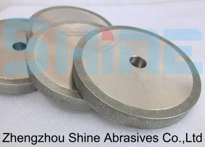 China Electroplated Flat Diamond Grinding Wheel For Grinding Tungsten Carbide Glass for sale