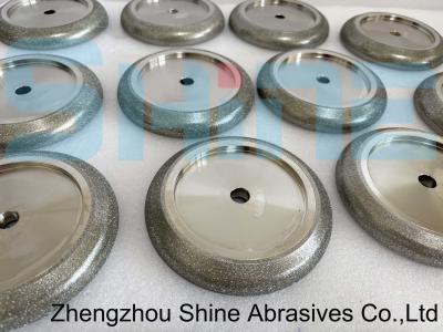 China 127mm 5 Inch Electroplated CBN Band Saw Sharpening Wheel Tooth Profile Customized Per Blade Drawing for sale