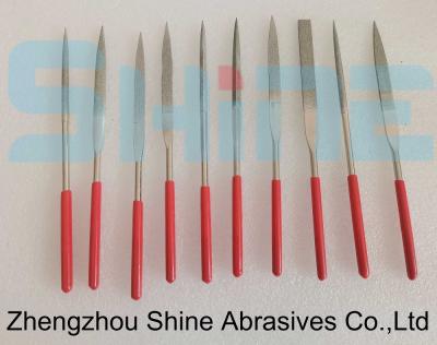 China 10 Piece Diamond Needle File Set 5mm Shank For Jewelry Filing Glass Metals Mold Making for sale