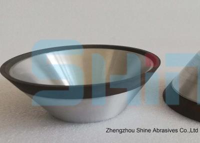 China 4 Inch 100mm CNC Grinding Wheels Polyimide Bond CBN Flute Grinding for sale