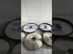 4A2 Dish Shape 6 Inch Cbn Grinding Wheel For HSS Circular Saw Blade
