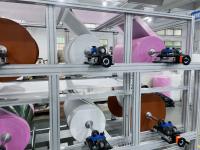 China Ultrasonic Basic Sanitary Pad Making Machine 6KW  For Rectangular Or Trapezoidal Bags for sale